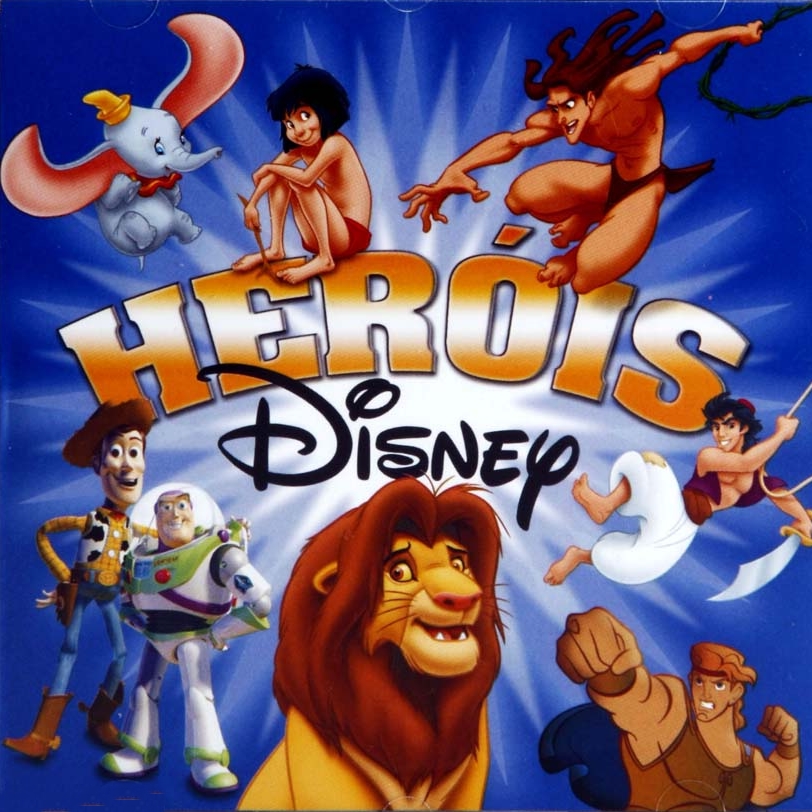 Cover Brasil: VA - Heróis Disney (Capa Oficial do Álbum)